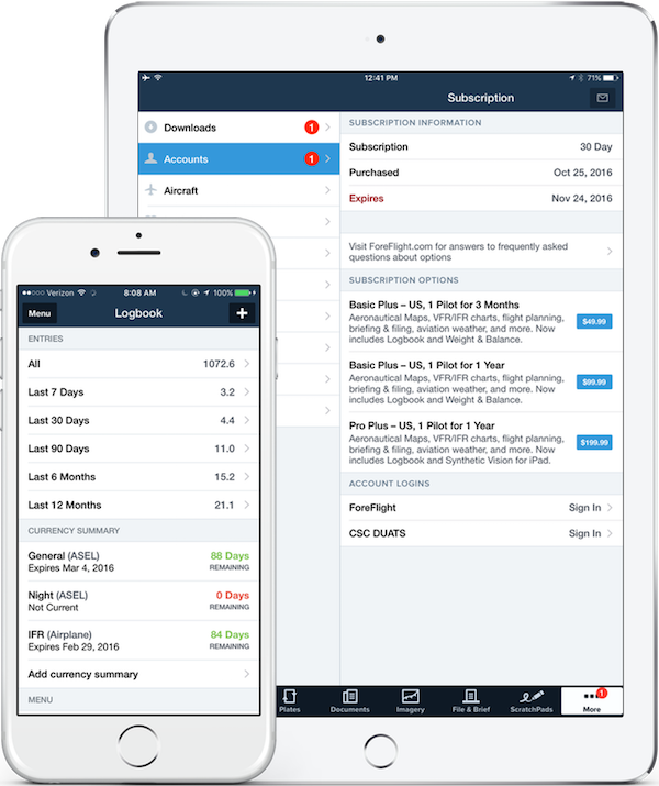 ForeFlight - Web Purchase Maintenance