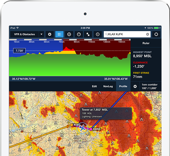 ForeFlight - Hazard Avoidance